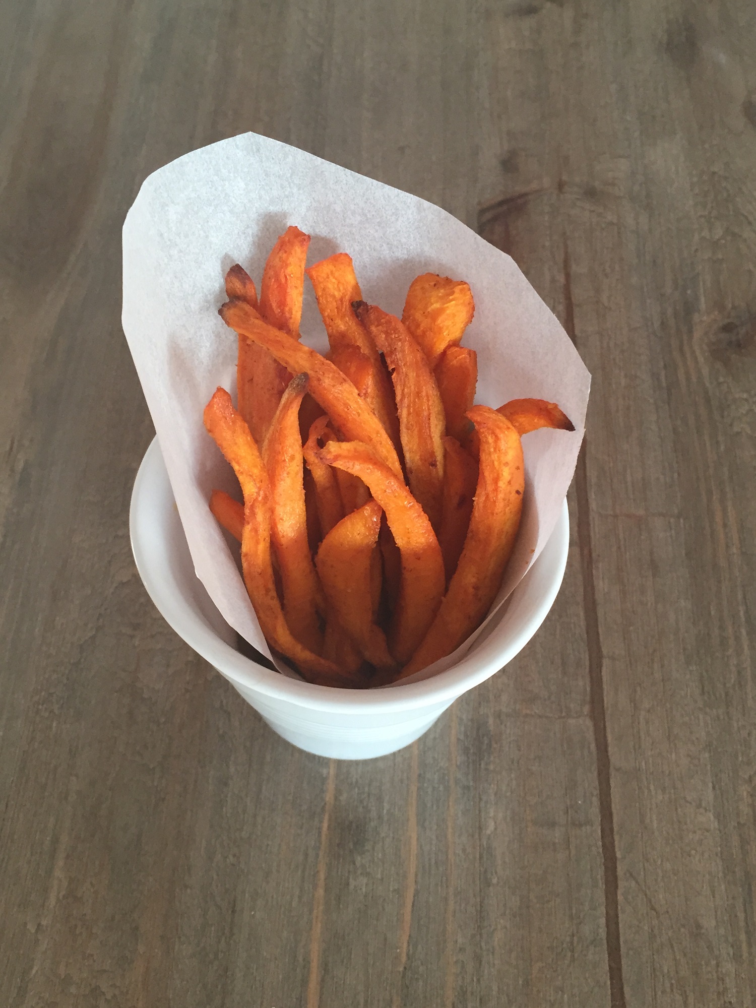 Frites légères de patates douces - Rachel Cuisine