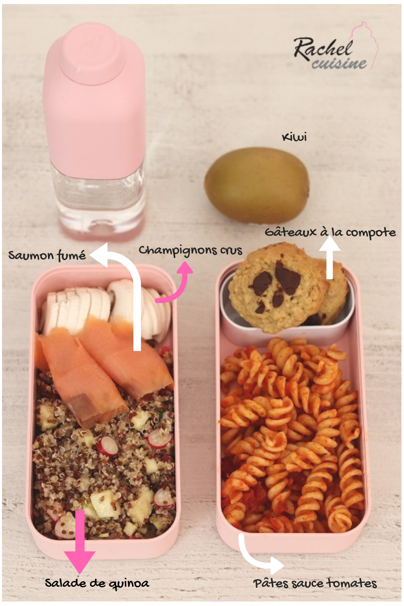 2 Idées de repas à emporter ou Lunch Box - Rachel Cuisine