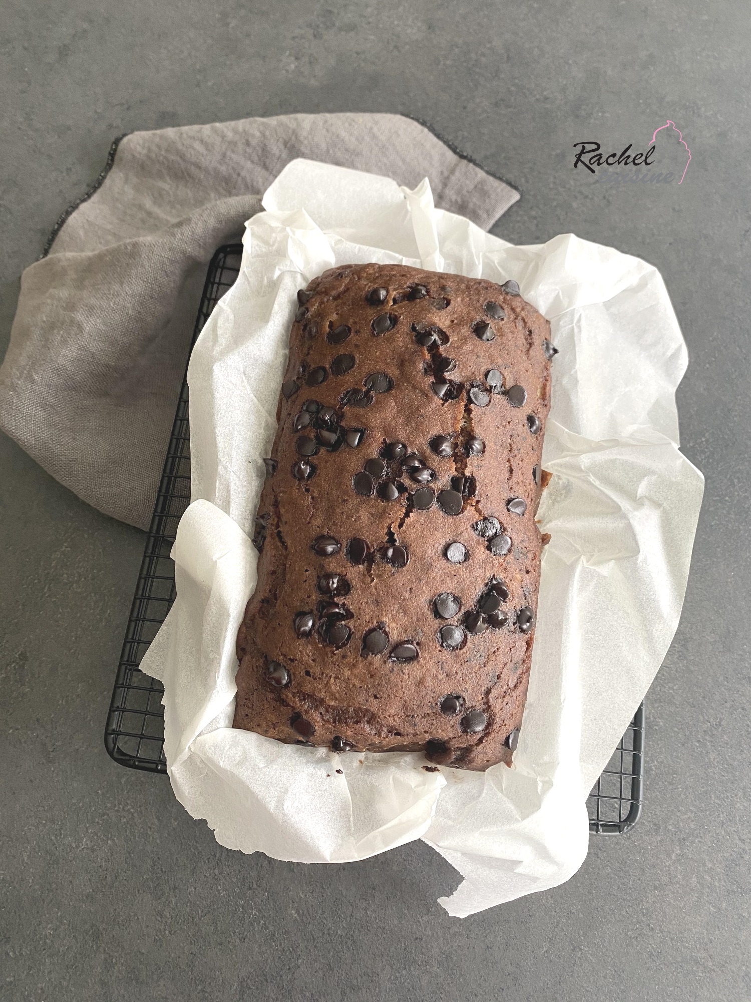 Banane bread au chocolat, cuisson vapeur douce (Vitaliseur) - Rachel ...