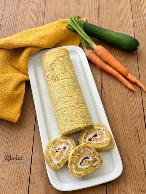 Roulé de légumes au jambon - Rachel Cuisine
