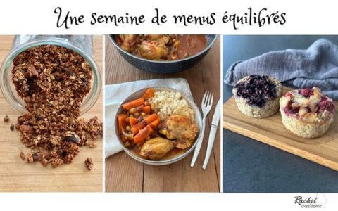 Menus sains et équilibrés de février 2024 - Rachel Cuisine