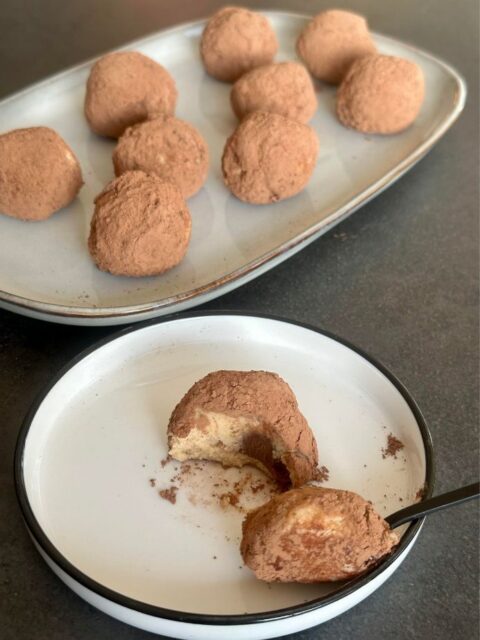Tiramisu balls - Rachel Cuisine
