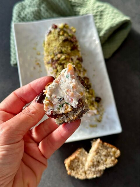 Bûche de chèvre frais maison - Rachel Cuisine